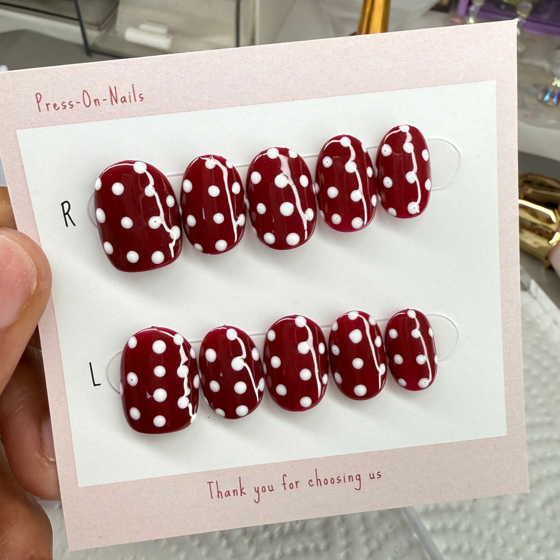 Polka Dots - N4Y995 – Nails4you.studio
